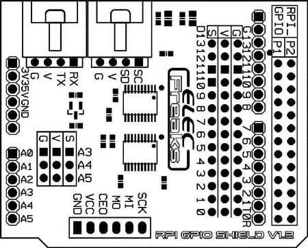 MakeHub.tw含稅現貨樹莓派 Raspberry Pi 2/3/4 GPIO Arduino Shield 擴充板 | 露天市集 | 全台最大的網路購物市集