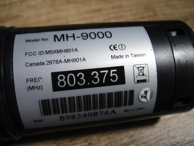 Mipro MH-9000 無線麥克風 不含電池,sp2302 | 露天市集 | 全台最大的網路購物市集