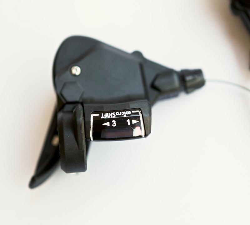 ★飛輪單車★ microSHIFT TS38 3*7速變速把手 登山車3x7速(黑色)[03000540] | 露天市集 | 全台最大的網路購物市集