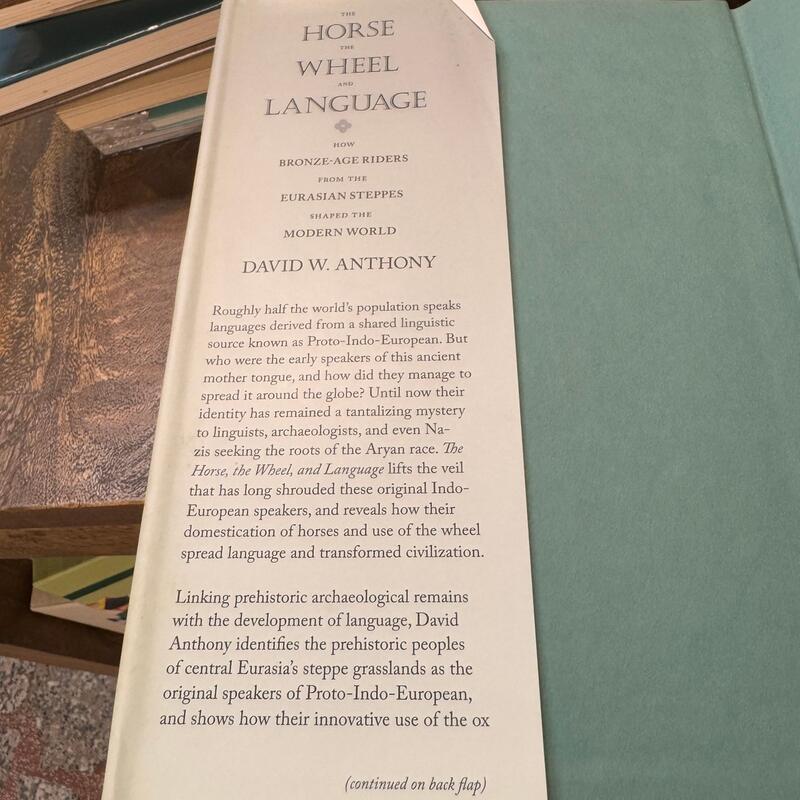 英文版：車輪和語言 The Horse the Wheel and Language｜大衛．安東尼 ｜無劃記、無破損 | 露天市集 | 全台最大的網路購物市集