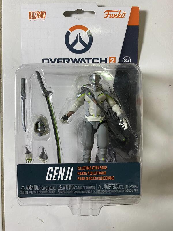 [QM] 自有收藏 二手 美版 FUNKO 鬥陣特攻2 OVERWATCH2 3.75吋 源氏Genji 可動人偶公仔 | 露天市集 | 全台最大的網路購物市集