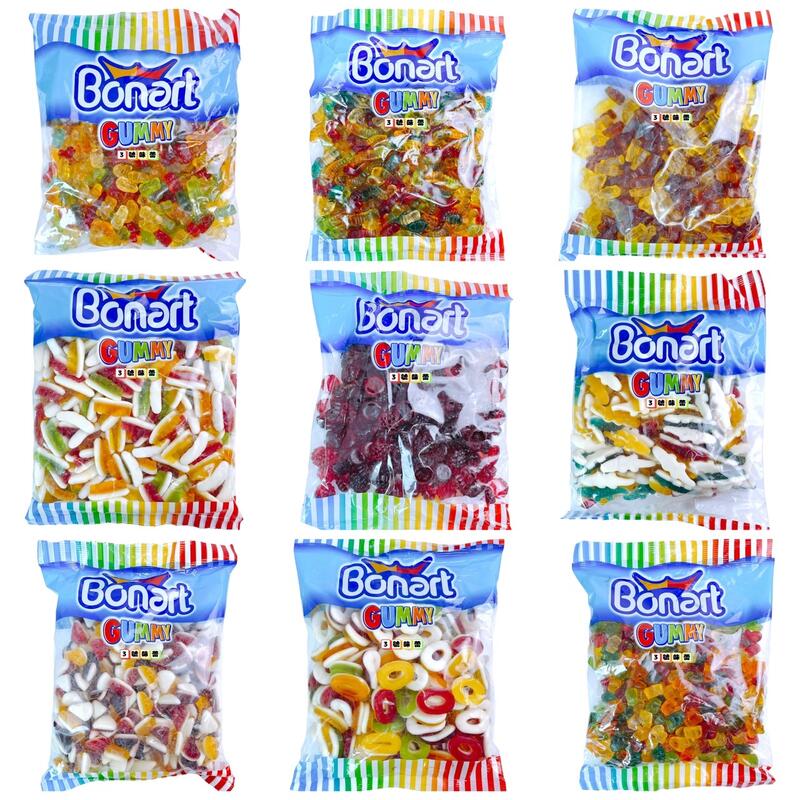 3號味蕾 【無糖粉】土耳其BONART GUMMY造型QQ200克︱500克︱量販1000克/原封包 QQ軟糖 QQ糖 | 露天市集 | 全台最大的網路購物市集