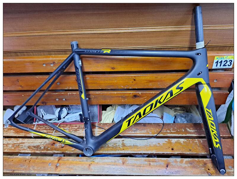 CS~千祥 道卡斯-TAOKAS STRIKER R 碳纖維公路車架組 (黑黃) | 露天市集 | 全台最大的網路購物市集