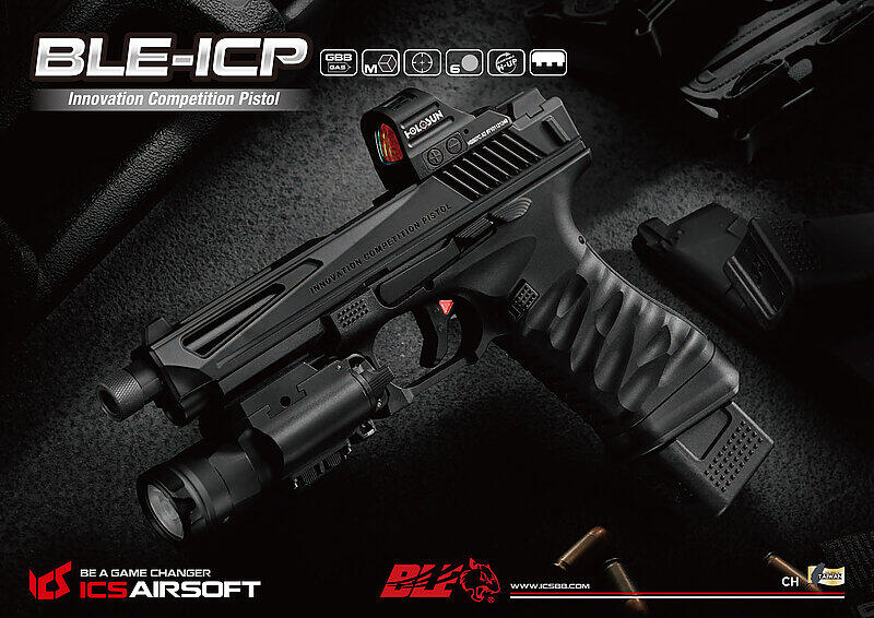 【KUI酷愛】ICS 一芝軒 BLE-ICP 瓦斯槍，類克拉克 G17 GBB手槍（滑套會動、會後定、後座力）48046 | 露天市集 | 全 ...