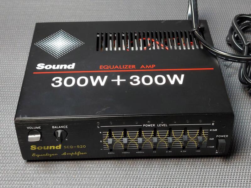 現貨不用問 台灣製 SOUND SEQ-520 EQ音質等化器 擴大機 (交流110V及直流12V兩用),售出下架 | 露天市集 | 全台最大的網路購物市集