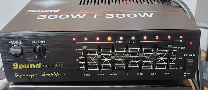現貨不用問 台灣製 SOUND SEQ-520 EQ音質等化器 擴大機 (交流110V及直流12V兩用),售出下架 | 露天市集 | 全台最大的網路購物市集