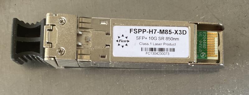 二手FSPP-H7-M85-X3D SFP+ 10Gbps SR 850nm (未測試狀況如圖當銷帳零件機 | 露天市集 | 全台最大的網路購物市集