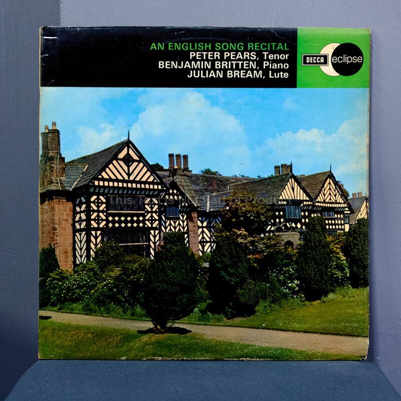 ㊣中古黑膠 Pears Britten Bream English Song Recital 1LP | 露天市集 | 全台最大的網路購物市集