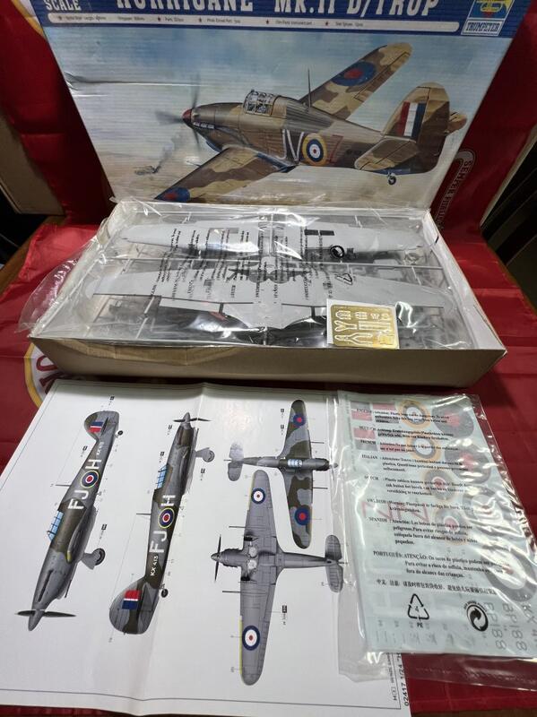 出清Trumpeter小號手模型1:24 hurricane mk.II英國颶風戰鬥機02417..另有賣戰鬥機 戰車 | 露天市集 | 全台 ...
