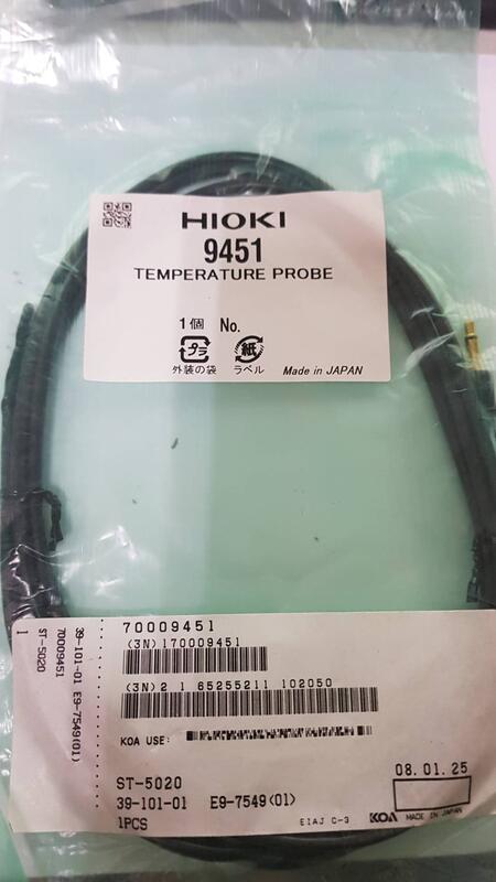 HIOKI 9451 TEMPERATURE PROBE 溫度測棒 | 露天市集 | 全台最大的網路購物市集