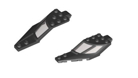 全新樂高LEGO黑色座艙玻璃一組【24226+24235】(E3)6136921+6136922 76087 76045 | 露天市集 | 全 ...