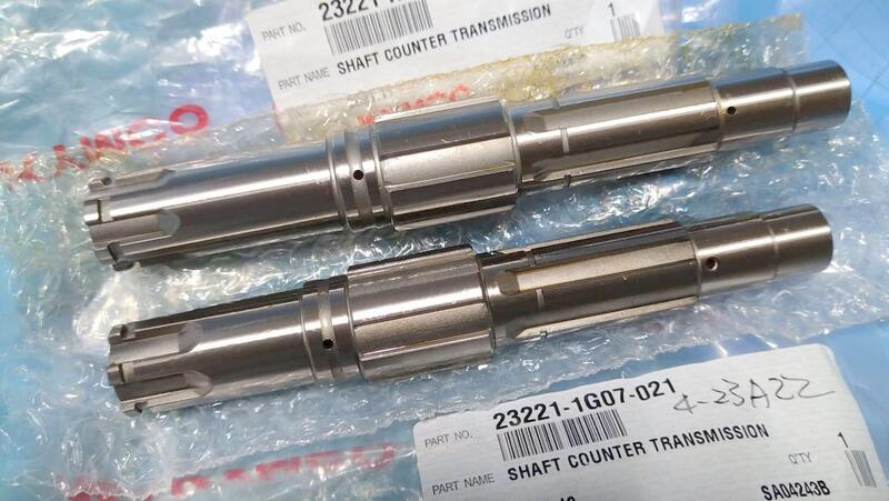 公司貨，23221-KKAK-900 1G07-021：奇俠 KTR125/150 金勇豪爽勁多利鐵漢傳動副軸前齒輪軸心 | 露天市集 | 全 ...