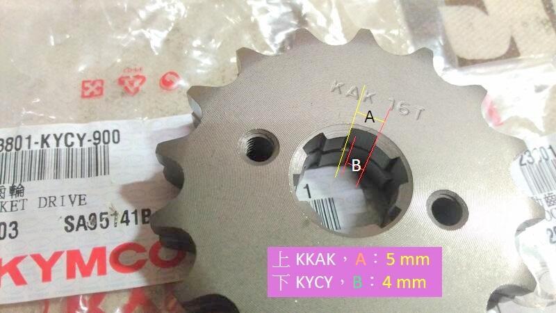 公司貨，23221-KKAK-900 1G07-021：奇俠 KTR125/150 金勇豪爽勁多利鐵漢傳動副軸前齒輪軸心 | 露天市集 | 全 ...