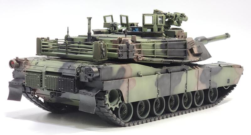 (代售~接單訂作) 國軍 1/35 M1A2T 主力戰車 (玻璃/壓克力框另購~) | 露天市集 | 全台最大的網路購物市集