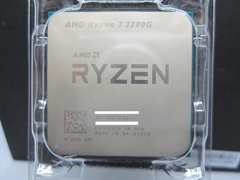 AMD RYZEN 3 2200G CPU AM4 4M 4C4T r3 2200g 附全新風扇 Vega 8 內顯 | 露天市集 | 全台最大的網路購物市集