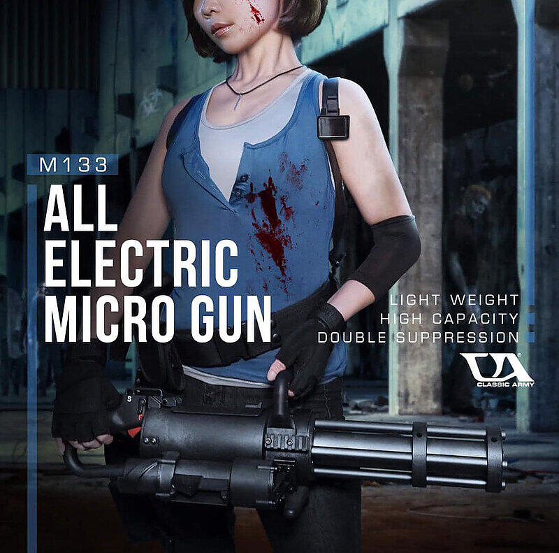 【KUI酷愛】CA M133 小火神機槍，電動格林機槍AEG，Minigun，Classic army~44210 | 露天市集 | 全台最大的網路購物市集