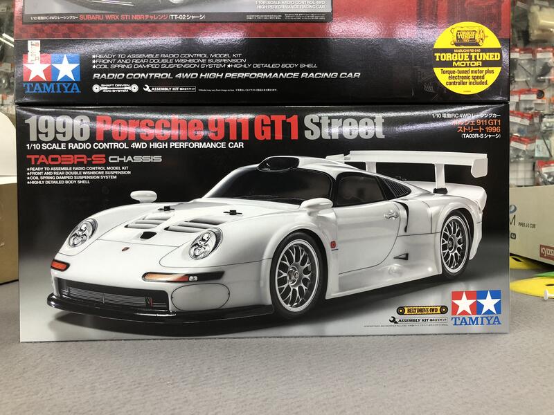 偉立模型 TAMIYA 47443 1996保時捷911 GT1 STREET TA03R-S(特別企画) | 露天市集 | 全台最大的網路購物市集