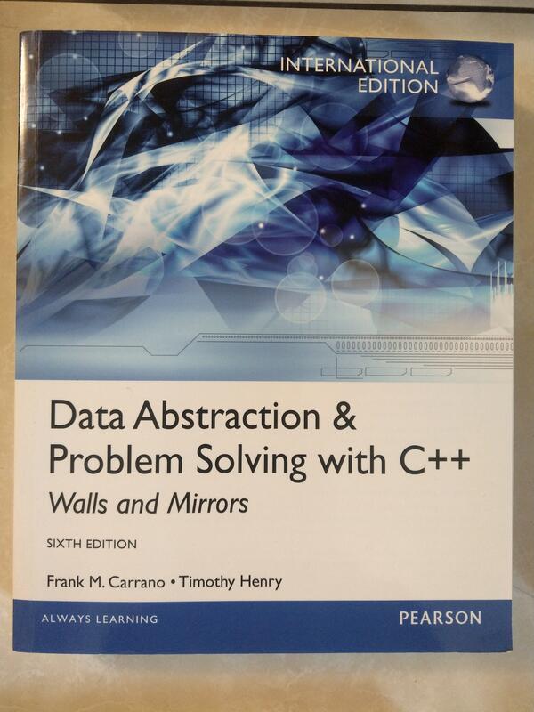 售Data abstraction and problem solving with C++ (9成新) | 露天市集 | 全台最大的網路購物市集