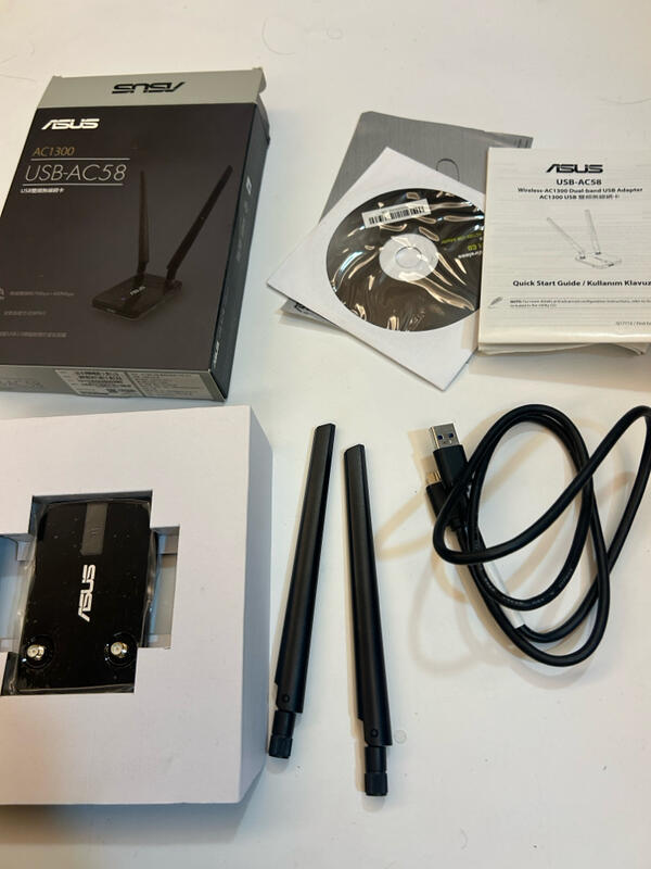 ASUS AC1300 USB-AC58 USB雙頻無線網卡 | 露天市集 | 全台最大的網路購物市集