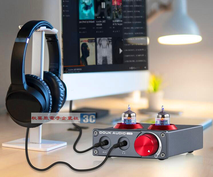 Douk Audio T4 PRO 5654電子管膽前級 MM黑膠唱機唱放 前置放大器 + 耳擴 | 露天市集 | 全台最大的網路購物市集