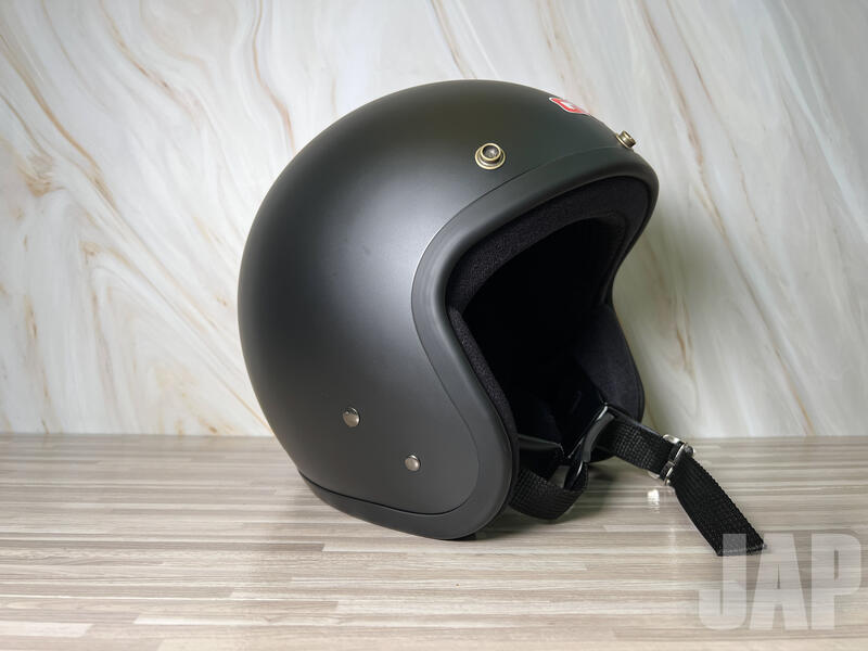 《JAP》GRS 305 消光黑 半罩 加大復古騎士 安全帽 輕量 🌟送外鏡片🌟 | 露天市集 | 全台最大的網路購物市集