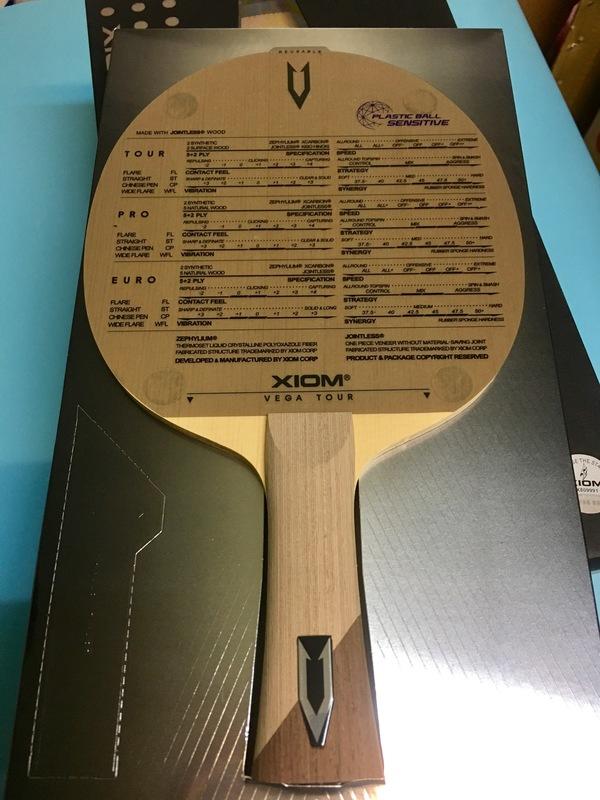🇹🇼桌球王🇹🇼絕版 XIOM VEGA Tour FL柄 ZLC結構 桌球拍 | 露天市集 | 全台最大的網路購物市集