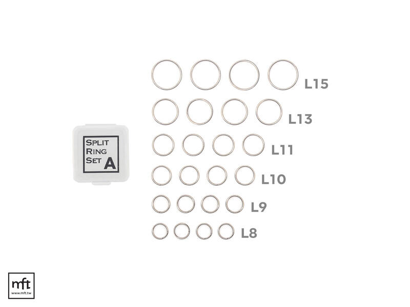 MFT Light Weight 316 SS Split Ring Set 316不鏽鋼 輕量 EDC 鑰匙圈環 | 露天市集 | 全台最大 ...
