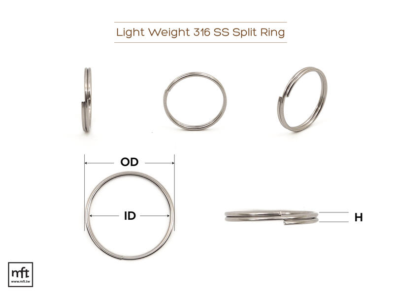 MFT Light Weight 316 SS Split Ring Set 316不鏽鋼 輕量 EDC 鑰匙圈環 | 露天市集 | 全台最大的網路購物市集