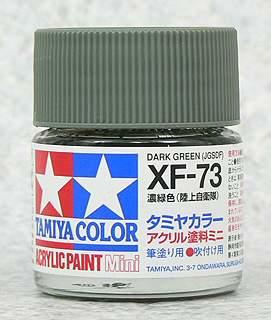 TAMIYA田宮 xF-73 水性漆 平光 深綠 Dark Green(JGSDF) 10ML | 露天市集 | 全台最大的網路購物市集