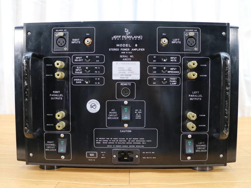 科技島-預購85成新Jeff Rowland Model 8後級擴大機(不含日本-台灣運費)-已售出 | 露天市集 | 全台最大的網路購物市集