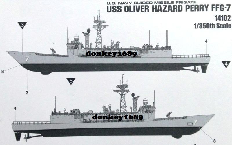 1/350 ACADEMY 美國 FFG-7 派里級 飛彈巡防艦(可改國軍成功級) | 露天市集 | 全台最大的網路購物市集