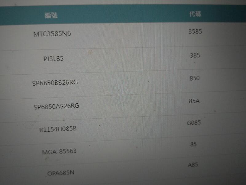 SMD代碼搜尋 Marking Code 偏冷門零件 特殊停產 下標區域 | 露天市集 | 全台最大的網路購物市集