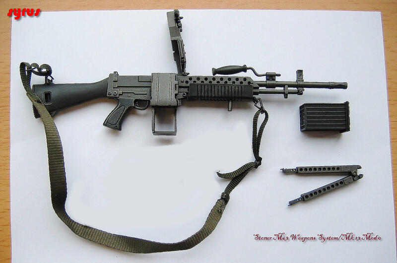 全新美軍 1/6 Stoner M63 W.S / Mk 23 Mod X 機槍一挺(越戰期 現代戰爭) | 露天市集 | 全台最大的網路購物市集