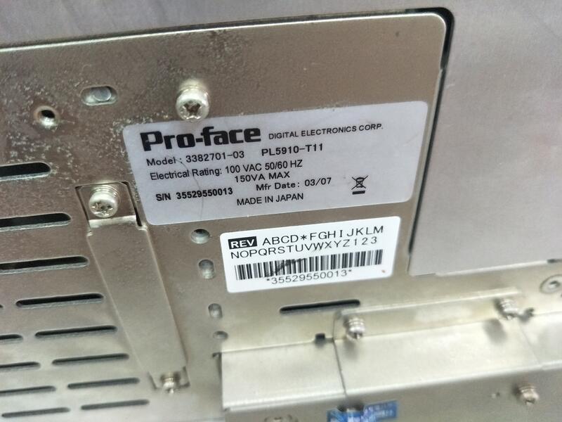 Proface PL5910-T11 Industrial PC (IPC) 3382701-03 | 露天市集 | 全台最大的網路購物市集