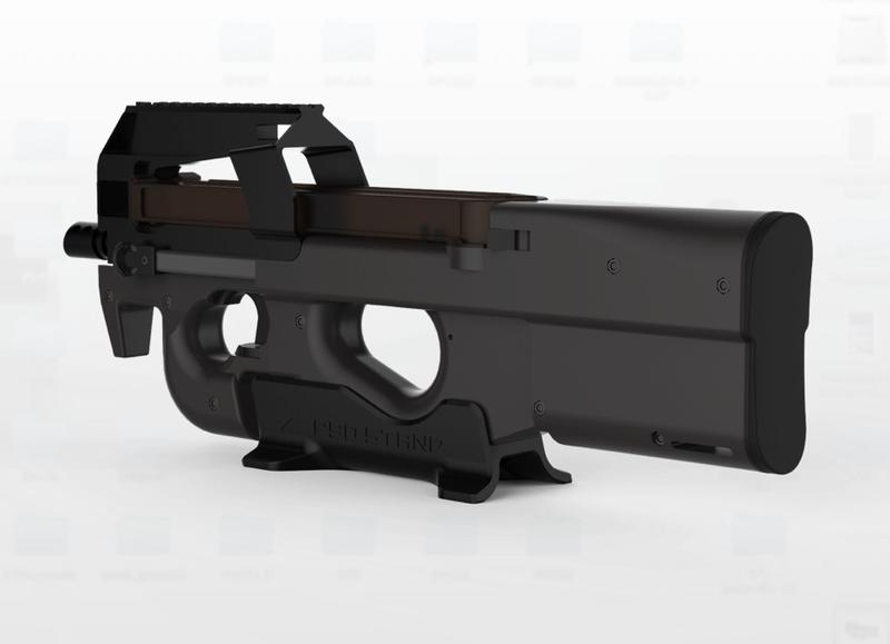 GUMO DESIGN™P90 展示架，有腳架孔可上腳架狙擊、歸零（WE, CA, MARUI, KA, CYMA用） | 露天市集 | 全台 ...