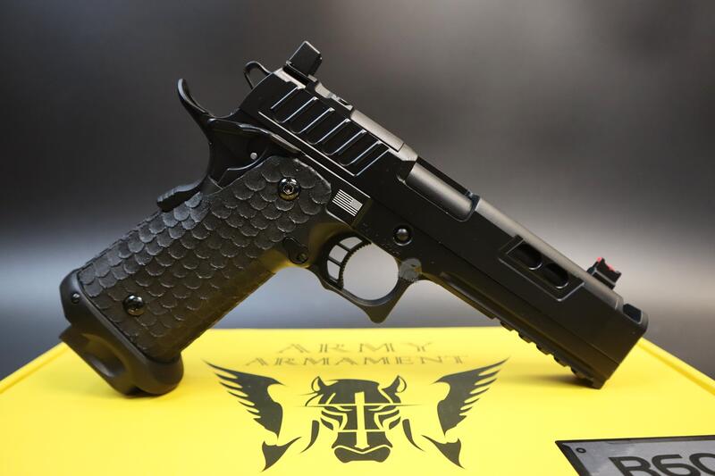 【翔準AOG】ARMY R604 BK 瓦斯短槍 GBB 手槍 DVC P STI 2011 RMR座 全金屬 瓦斯手槍 | 露天市集 | 全 ...