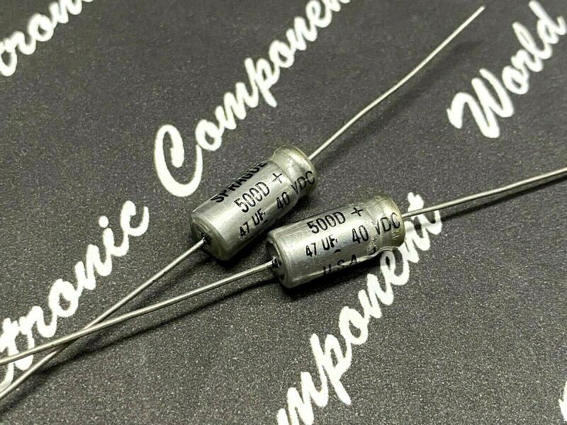 SPRAGUE 500D 47uF 40V 臥式電容 | 露天市集 | 全台最大的網路購物市集