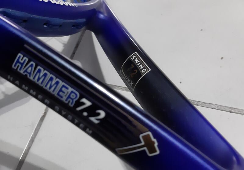 少用很新的Wilson Hammer System 7.2 Tennis Racket，4 1/4握把 | 露天市集 | 全台最大的網路購物市集