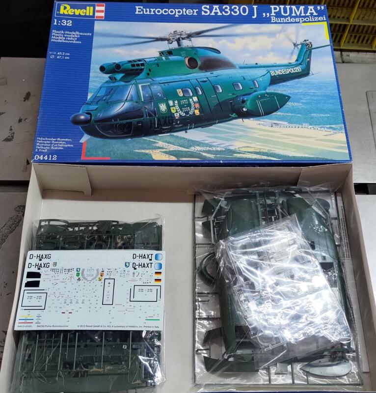 Revell-04412~1/32系列 歐洲直升機 SA330J 美洲獅式 '德國聯邦警察' | 露天市集 | 全台最大的網路購物市集