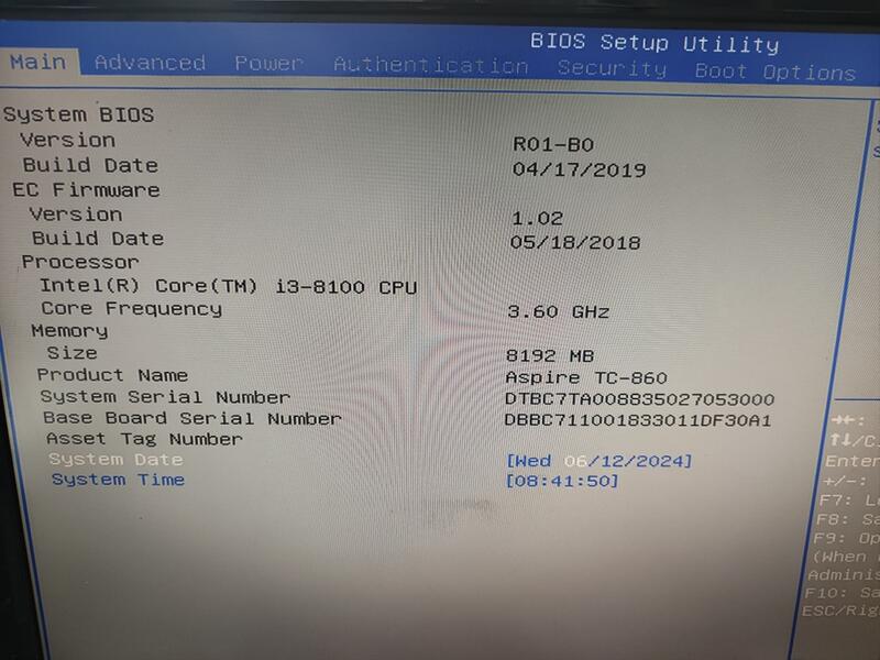 Intel Core i3 8100 含acer aspire tc-860 主板 | 露天市集 | 全台最大的網路購物市集