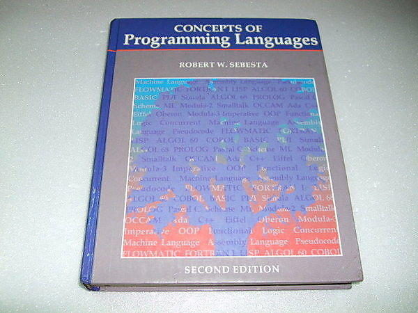 古集二手書 ~CONCEPTS OF Programming Languages 2e 0805371303 | 露天市集 | 全台最大的網路購物市集