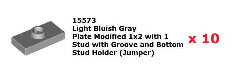 【磚樂】10個一組 LEGO 樂高 15573 6066097 Plate 1x2 1 Stud 淺灰 薄板2轉一 | 露天市集 | 全台最大 ...