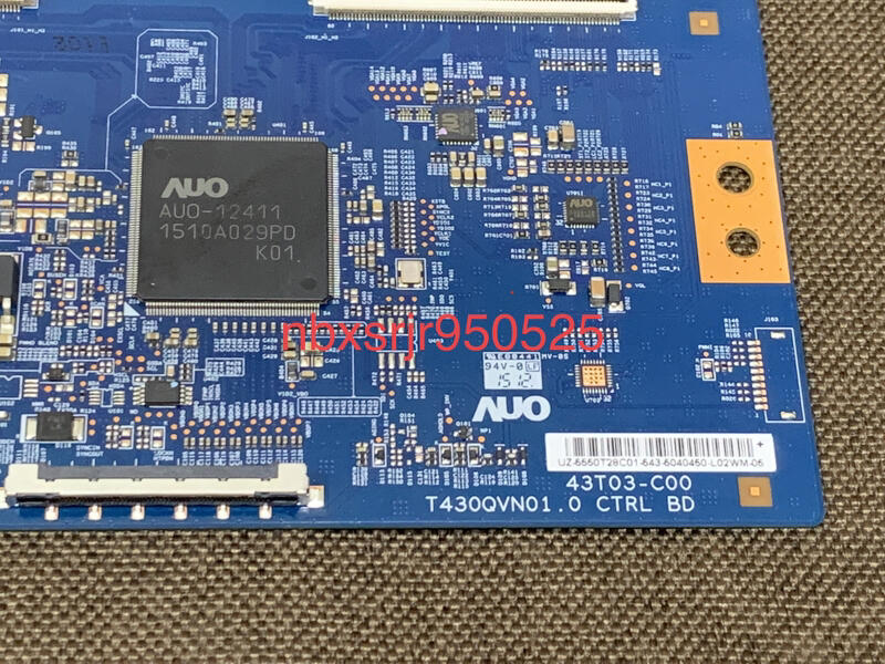 台灣貨 AUO 原廠料件 43T03-C00 邏輯板JVC 50T 50U 另售 對應原廠的排線FFC與 屏線 通通有貨 | 露天市集 | 全台最大的網路購物市集