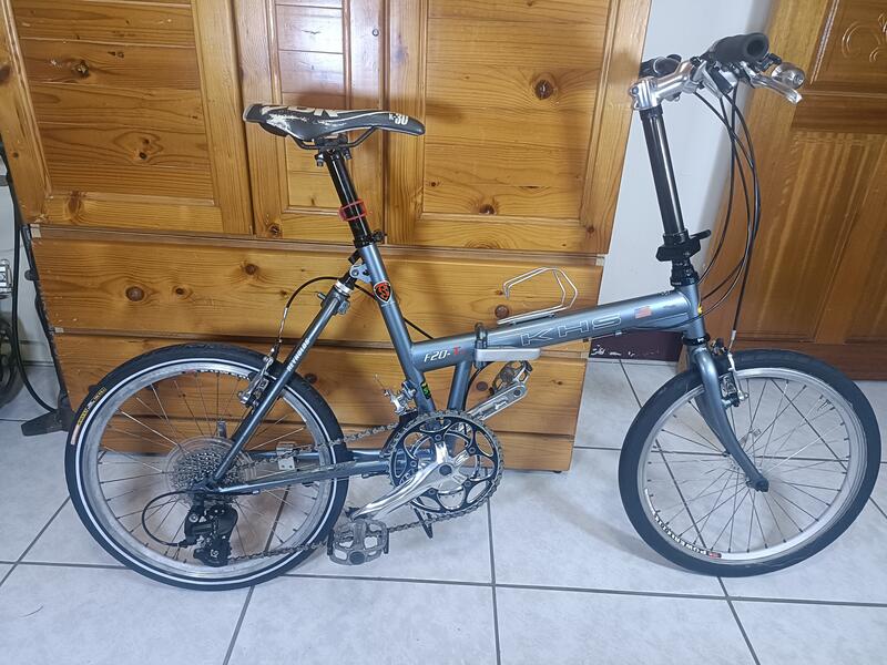 KHS 功學社 F20 - T2 -軟尾巴小折-Shimano16速-8成5新-非 DAHON GIANT 鳥 t3 | 露天市集 | 全台最大的網路購物市集