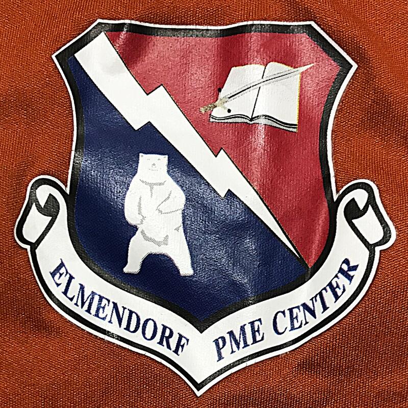 美國空軍 USAF ELMENDORF PME CENTER 紀念T恤 排汗材質 橘色 SIZE：M | 露天市集 | 全台最大的網路購物市集