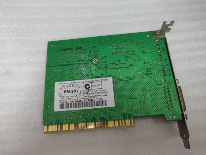 【電腦零件補給站】創新未來 Creative Labs CT4810（晶片﹕CT5880）PCI 介面音效卡 | 露天市集 | 全台最大的網路購物市集