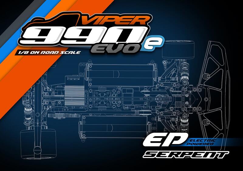 【萬板】SERPENT 904007 蛇仔Viper 990-e EVO最新款1/8電動平跑車 | 露天市集 | 全台最大的網路購物市集