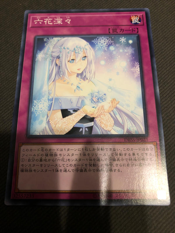 卡片通 遊戲王 DBSS-JP025 六花深深 普卡 韓紙 99分 | 露天市集 | 全台最大的網路購物市集