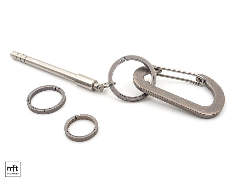 MFT 美國 Maratac Living Titanium Spring Clip 鈦合金 側開式鑰匙圈環 | 露天市集 | 全台最大的網路購物市集