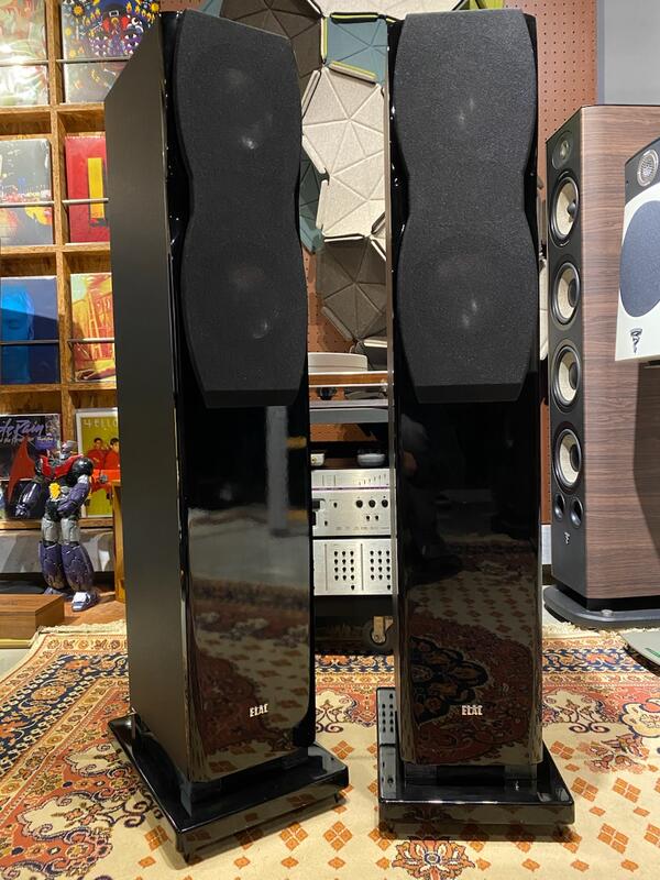 [ 沐耳 ] （已售出）德國精品 ELAC 經典小落地揚聲器 FS-127 正面鋼琴烤漆黑色/可玩 Bi-Wire | 露天市集 | 全台最大 ...